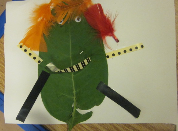 Leaf people projects (literacy art projects)