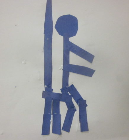 Gesture drawing for kids: Collaging the gestures and then some.. (art ...