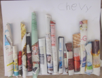Don’t throw out your old magazines: Make a rolled paper collage