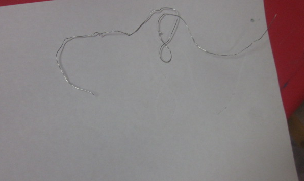 Teaching lines with wire