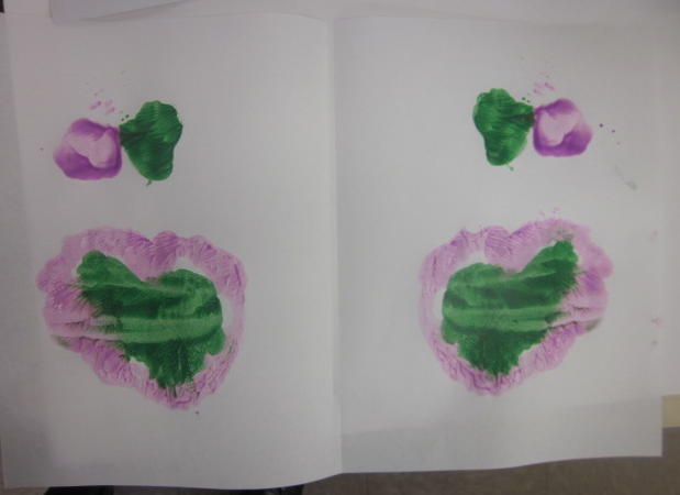 Symmetry art: Painting butterflies