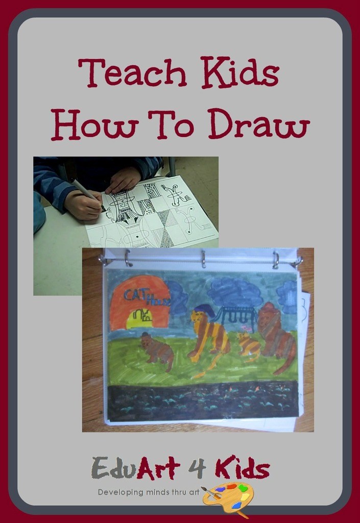 Step by step drawing for kids:My experience using the Monart method