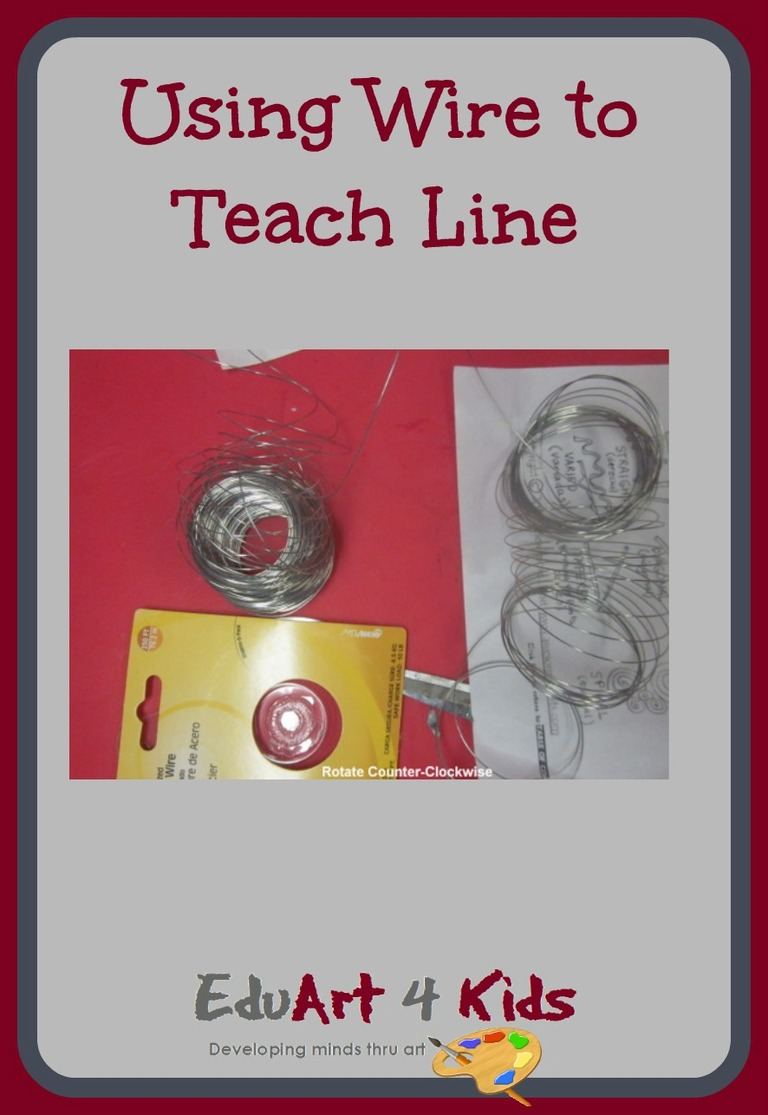 Teaching lines with wire