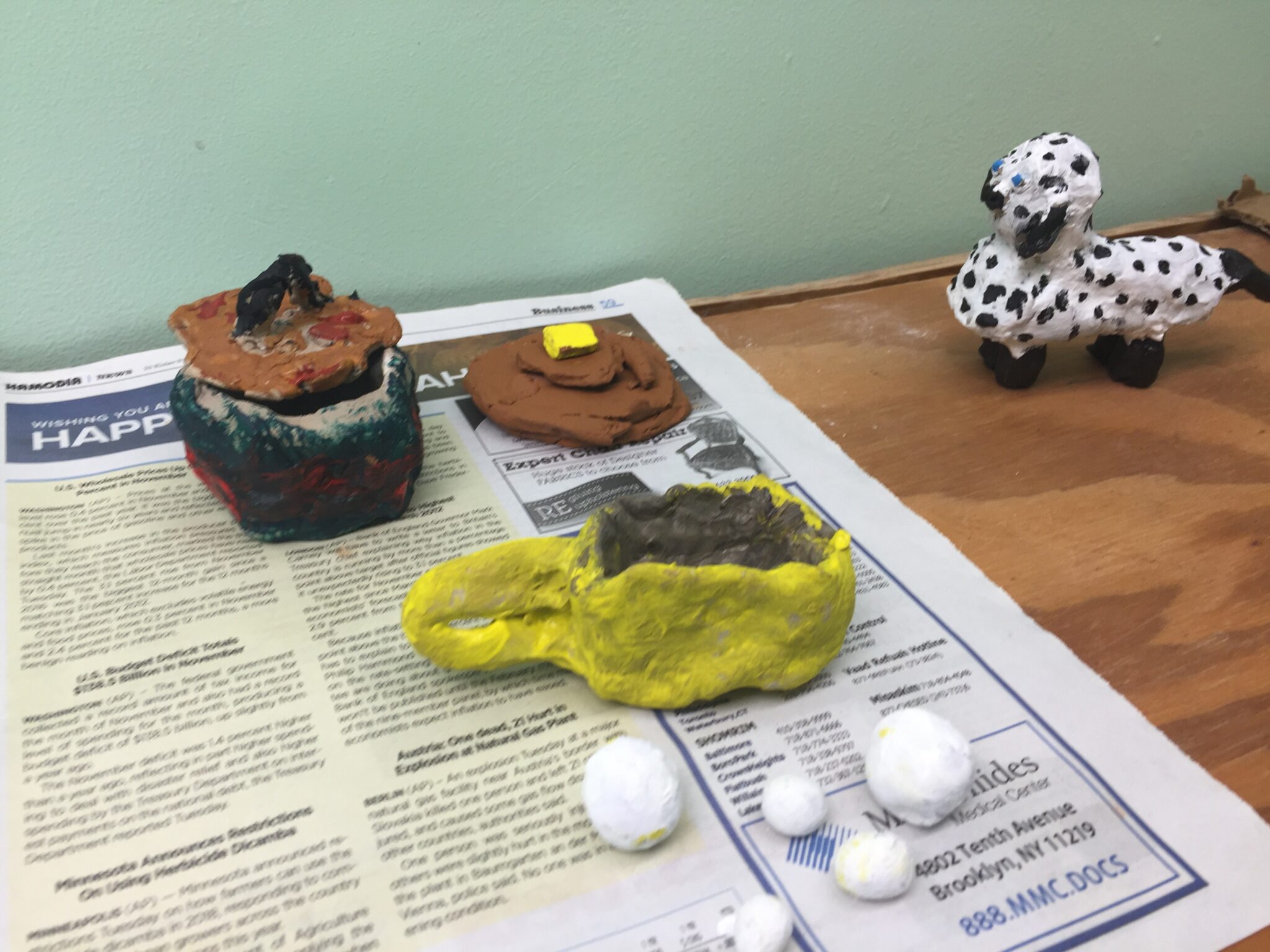 Clay Bowls for Thanksgiving just like the Native Americans – Edu Art 4 Kids