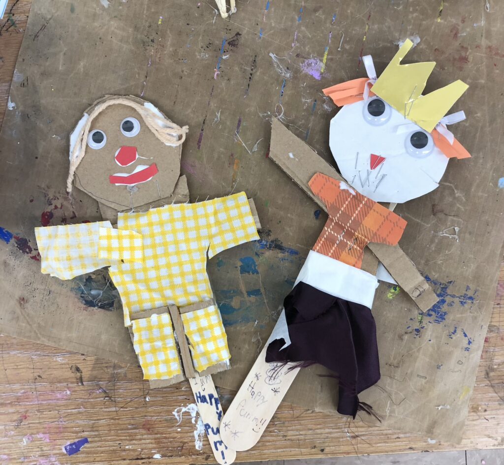 Halloween Crafts for Kids: Spider Webs and Witch Puppets – Edu Art 4 Kids